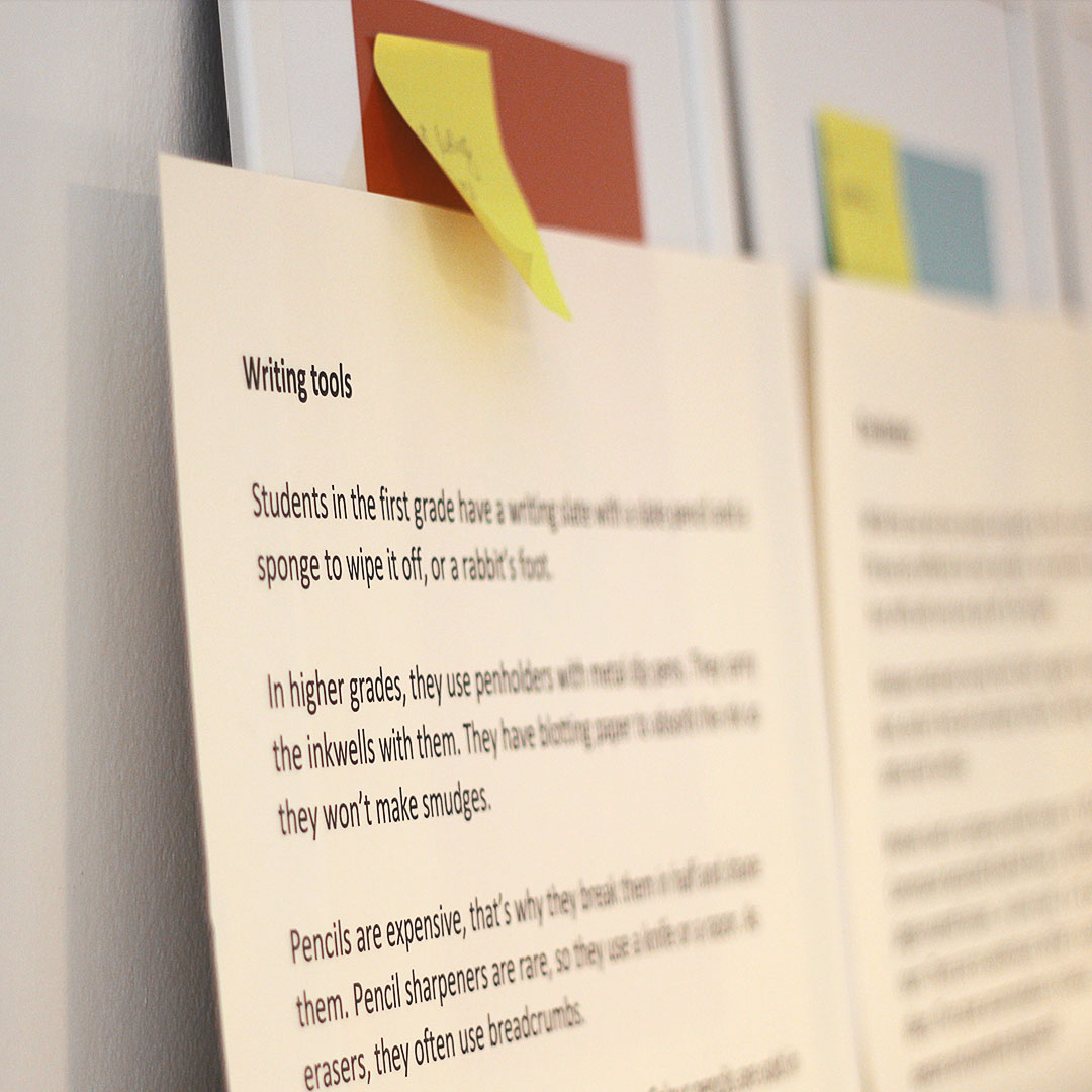 Interpretive writing training - open to interpretation